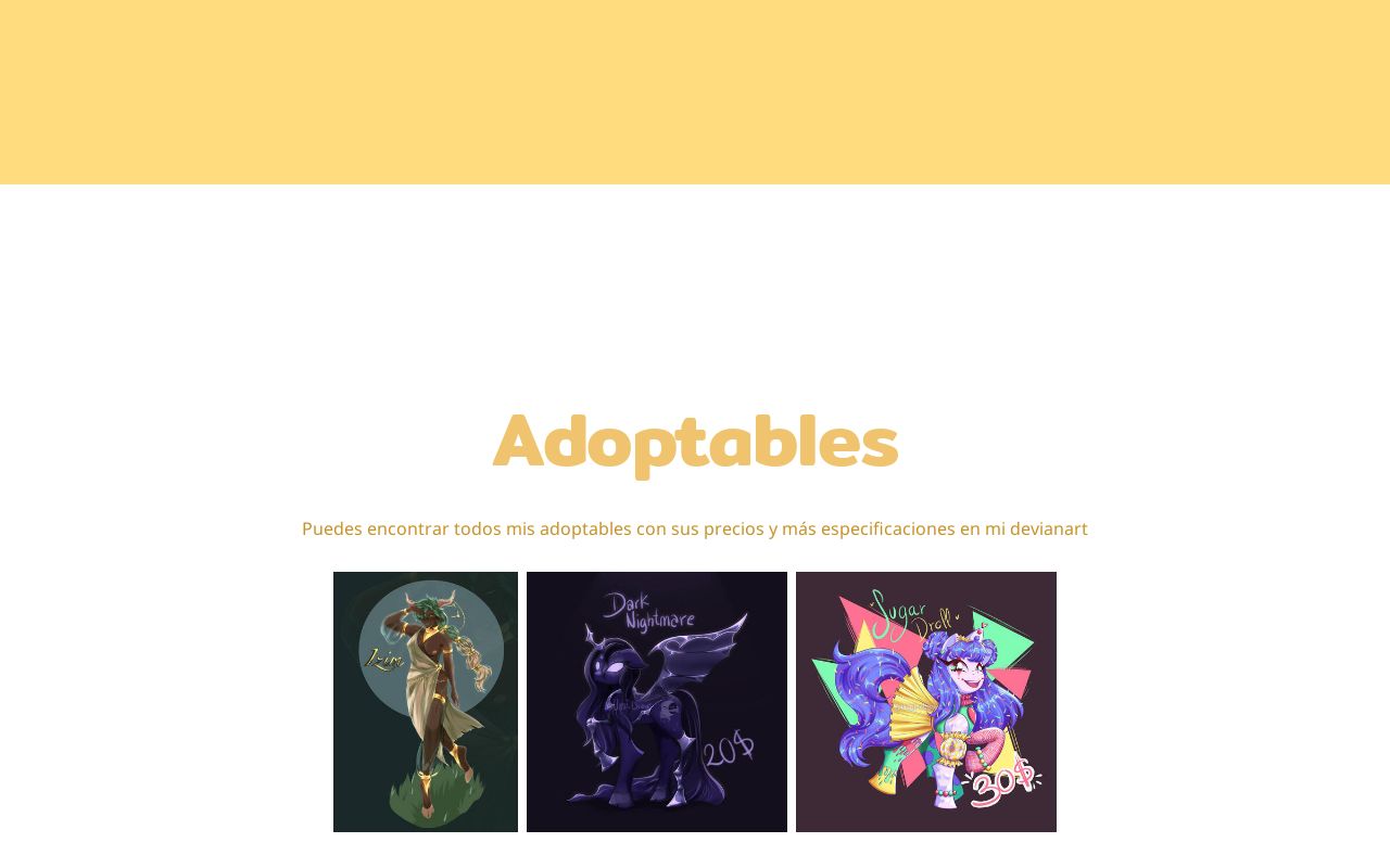 Patreon y adoptables